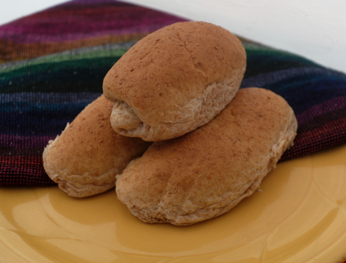 Pan De Trigo (wheat) Dinner Roll | El Gallo Bakery